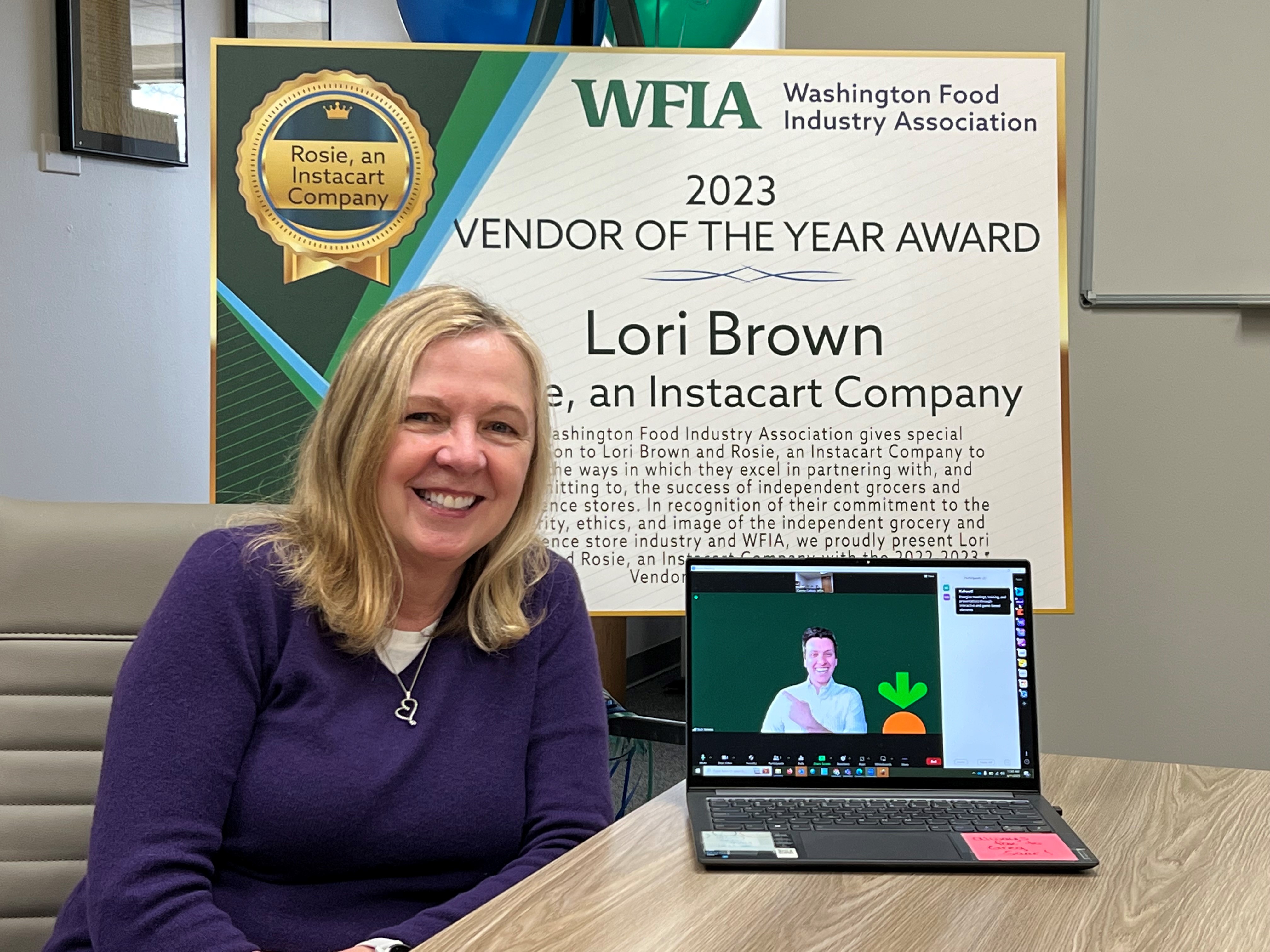 WFIA Blog | Rosie, anInstacart Company, and SVP Lori Brown Honored as 2022-23 WFIA Vendor of the ...